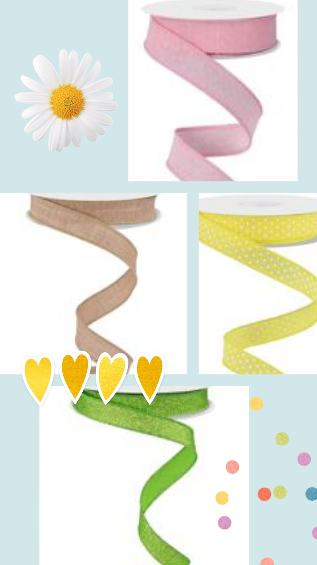 Ribbon & Ribbon Collections – Florals in the Barn